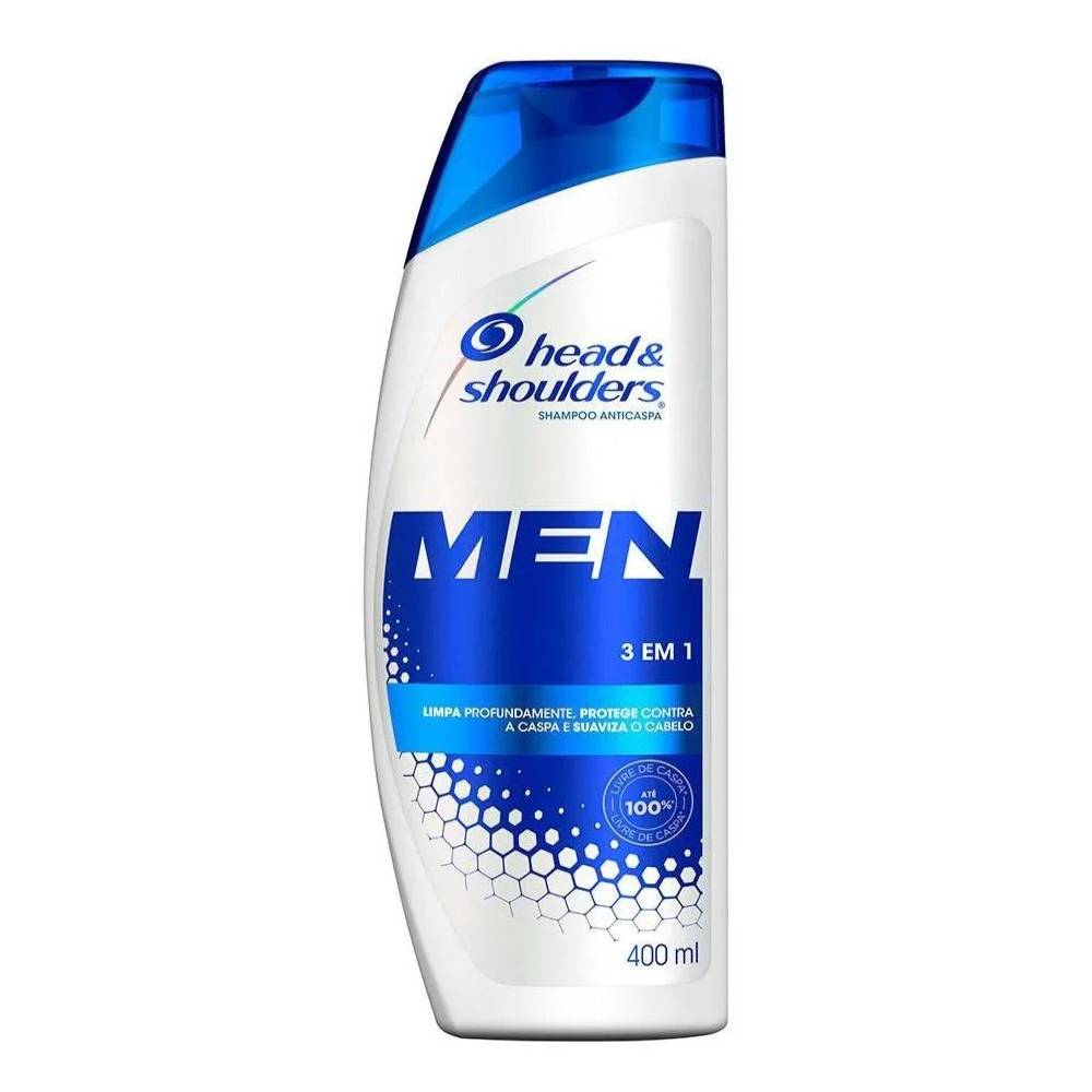 Shampoo Anticaspa Head Shoulders 3x1 400ml Soneda Perfumaria